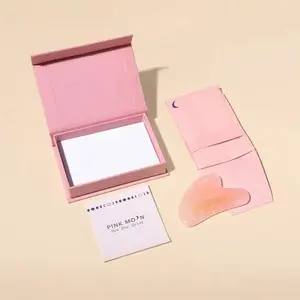 Pink Moon Rose Quartz Gua Sha Facial Toolkit