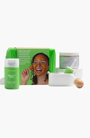 LOVE AND PEBBLE Beauty Pops Glow And Soothe Skincare Bundle - Green