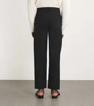 Commas Wool-linen Heathered Trousers