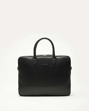 WANT Les Essentiels WANT Les Essentiels Lesage Pebble-Grained Leather Laptop Bag Black
