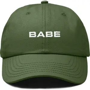 DALIX Babe' Embroidered Cap - Olive
