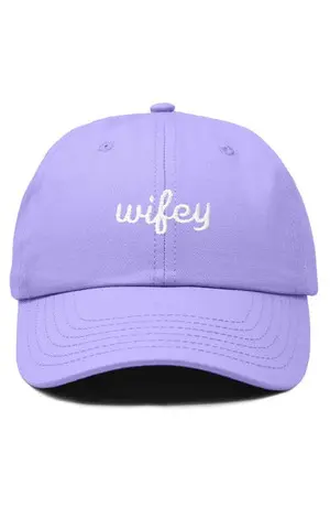 DALIX Embroidered Everyday Cap - Lavender