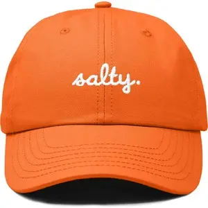 DALIX Dalix Salty Embroidered Cap Orange