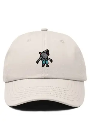 DALIX Dalix Werewolf Embroidered Cap Beige