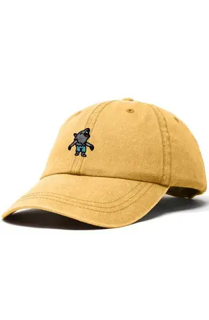 DALIX Werewolf Embroidered Cap - Washed Gold