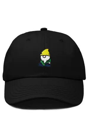 DALIX Dalix Gnome Embroidered Cap Black