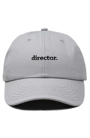 DALIX Dalix Director Embroidered Cap Gray