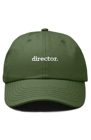 DALIX Dalix Director Embroidered Cap Olive