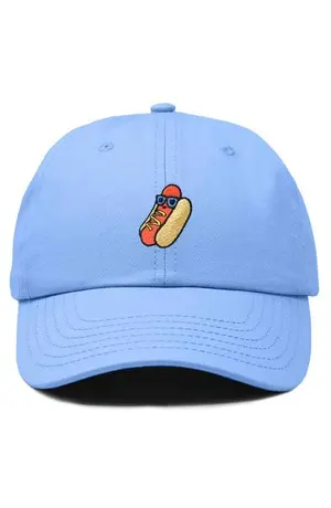 DALIX Dog Days Embroidered Cap - Light Blue