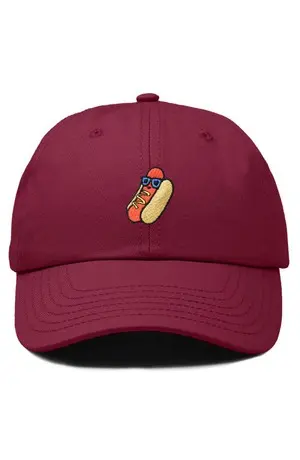 DALIX Dalix Dog Days Embroidered Cap Maroon