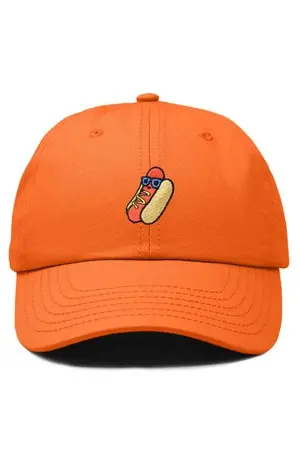 DALIX Dog Days Embroidered Cap - Orange