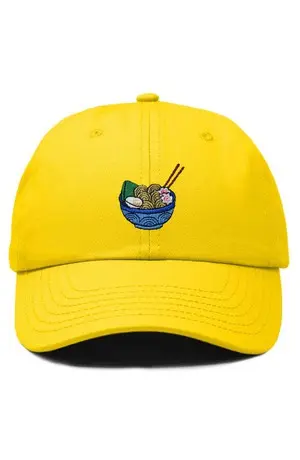 DALIX Dalix Noodles Embroidered Cap Gold