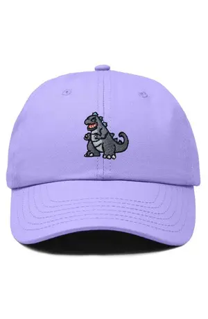DALIX Dalix Giant Lizard Embroidered Cap Lavender
