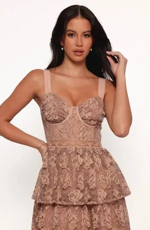 PETAL & PUP Shania Tiered Lace Dress