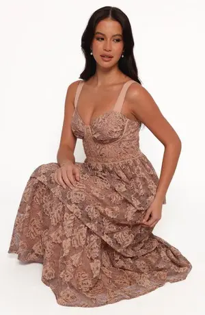 PETAL & PUP Shania Tiered Lace Dress