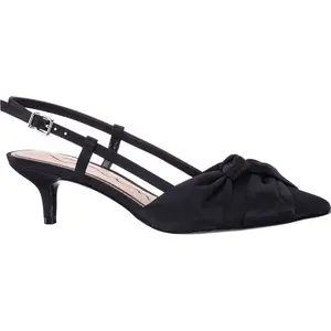 Nina Stella Slingback Pointed Toe Pumps - Black