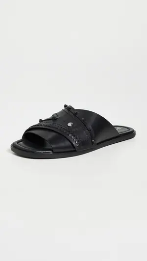 3.1 Phillip Lim Crossover Leather Slides