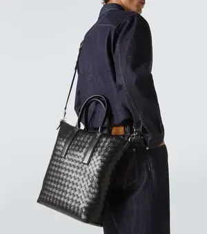Bottega Veneta Classic Intrecciato Leather Tote Bag