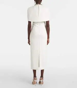 Roland Mouret Embellished Crêpe Cocktail Dress