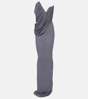 Maticevski Maticevski Systema Gathered Gown Grey