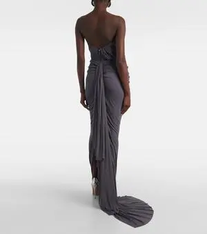 Maticevski Systema Gathered Gown - Grey