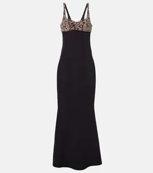 Safiyaa Crystal-embellished Gown