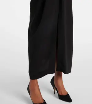 Max Mara Ridente Pleated Maxi Skirt