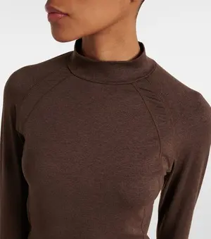 Varley Always Warm Jersey Turtleneck Top