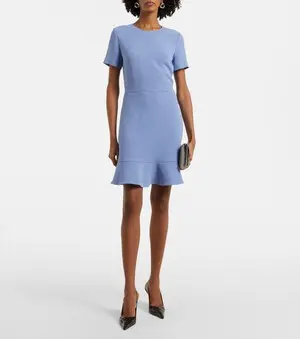 Stella McCartney Iconic Ruffled Minidress - Blue