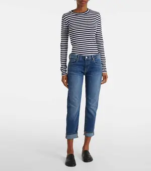 Ag Ex-boyfriend Cropped Jeans