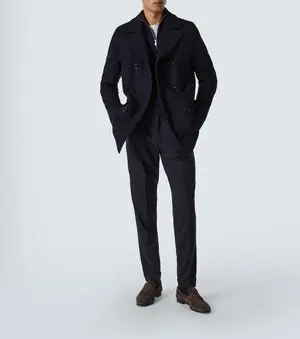 Thom Sweeney Double-breasted Pea Coat