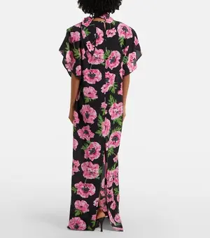 Stella McCartney Floral Silk Maxi Dress