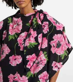 Stella McCartney Floral Silk Maxi Dress