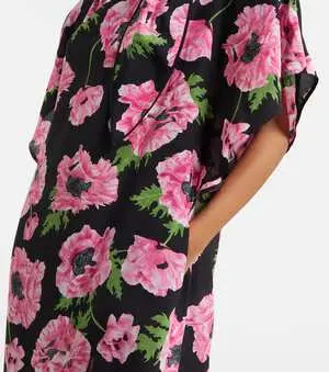 Stella McCartney Floral Silk Maxi Dress