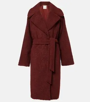 Varley Vermont Faux Shearling Wrap Coat