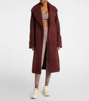 Varley Vermont Faux Shearling Wrap Coat