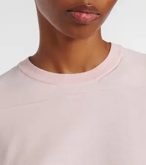 JIL SANDER Cotton Crewneck Sweater - Pink
