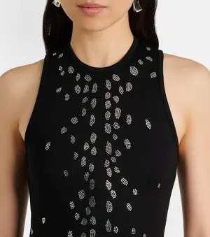 David Koma Crystal-embellished Minidress