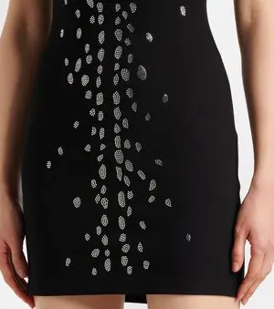 David Koma Crystal-embellished Minidress