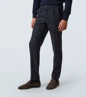Thom Sweeney Wool Straight Leg Pants
