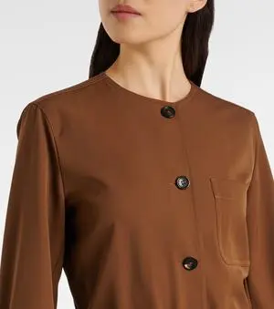 Max Mara Maine Wool Gabardine Playsuit