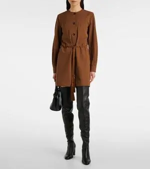Max Mara Maine Wool Gabardine Playsuit