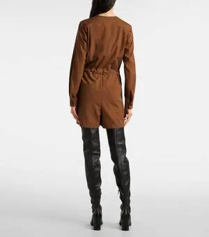 Max Mara Maine Wool Gabardine Playsuit