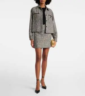 Max Mara Demien Wool-blend Tweed Jacket