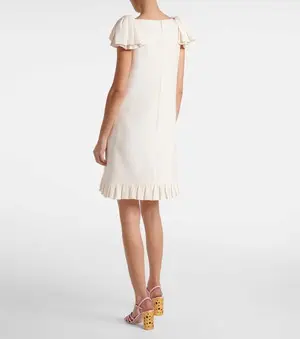 Valentino Garavani Crepe Couture Minidress - White
