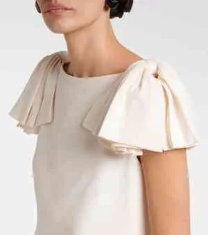 Valentino Garavani Crepe Couture Minidress - White