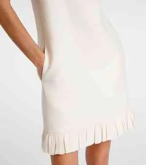 Valentino Garavani Crepe Couture Minidress - White