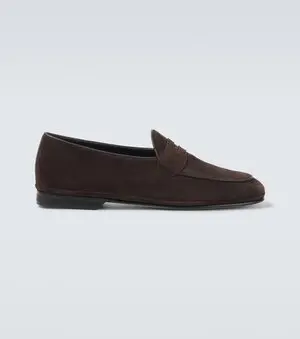 Rubinacci Suede Loafers - Brown