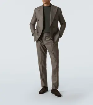 Rubinacci Suede Loafers - Brown