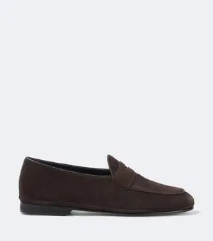 Rubinacci Suede Loafers - Brown